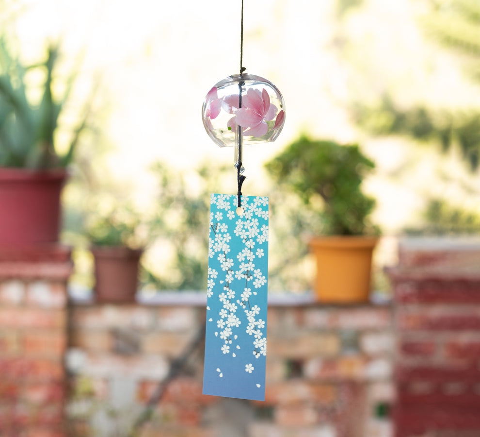 Cloche Furin Cristal Sakura | Tradition japonaise – Tierra Zen