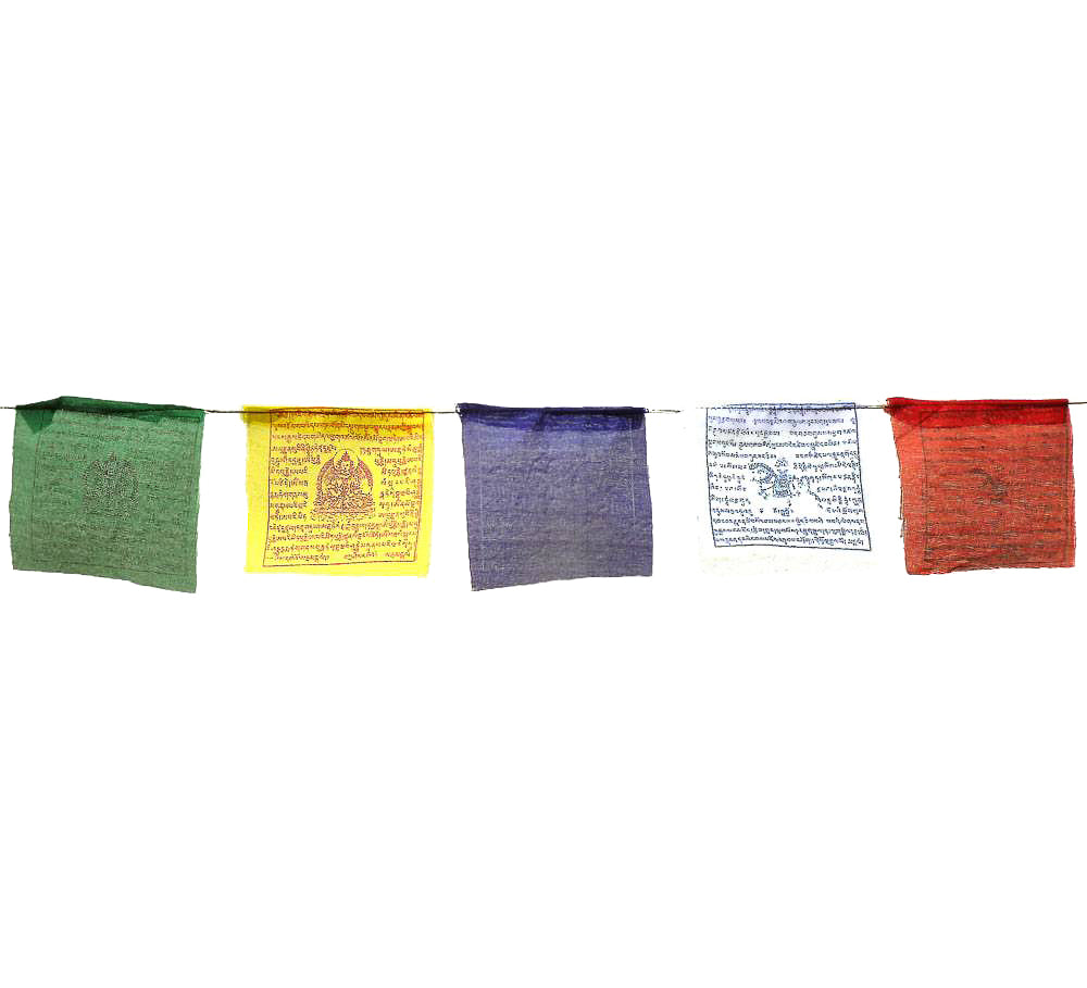 Tibetan Prayer Flags - Deities 12 x 10 cm – Tierra Zen